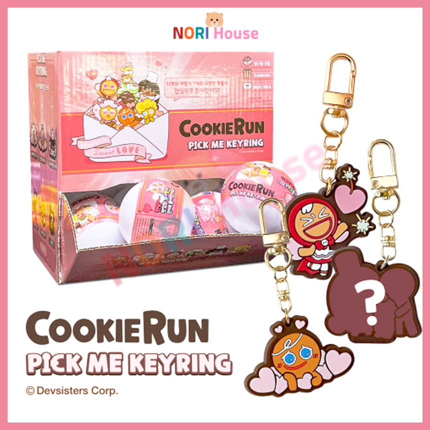 Cookie Run Kingdom Pick Me Key Ring CRK Official KeyChains | Shopee ...