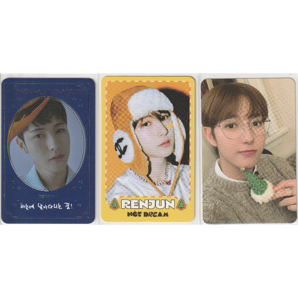 NCT DREAM RENJUN PHOTOCARDS SET ( 3 IN TOTAL) | Shopee Philippines