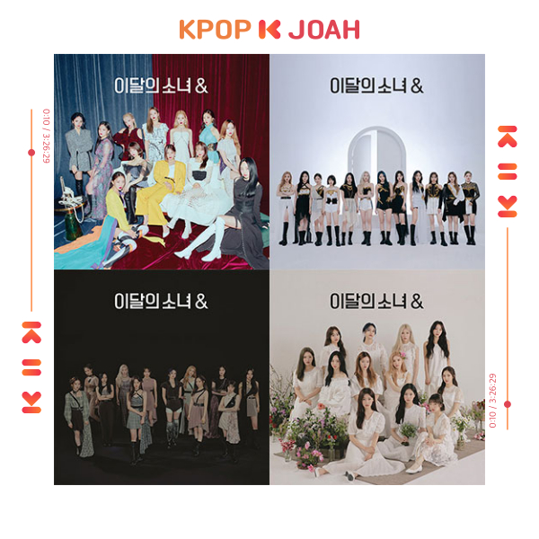 LOONA [&] 4th Mini Album (4 Version Set) | Shopee Philippines