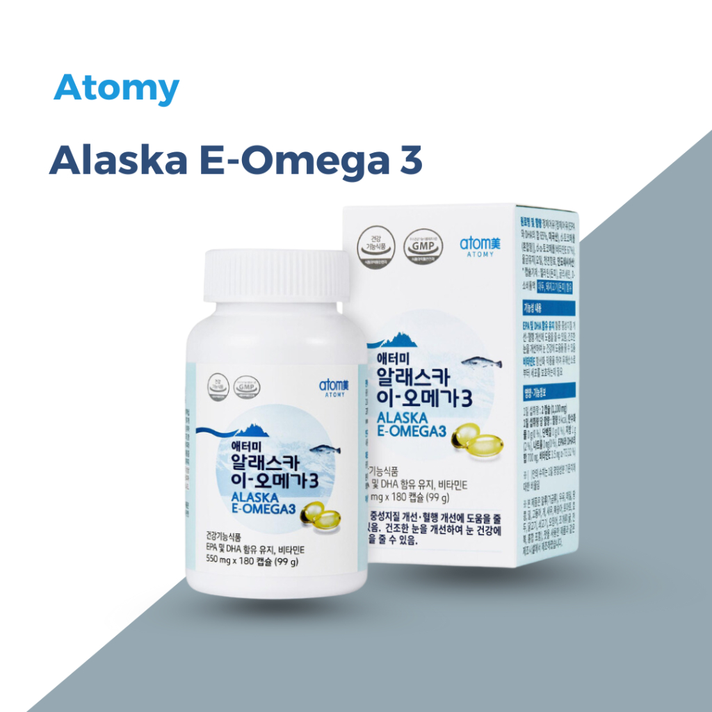 Atomy Alaska E-Omega 3 550mg x 180 capsules | Shopee Philippines