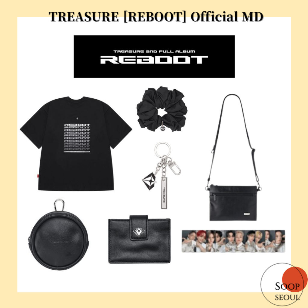 TREASURE REBOOT Official MD (3) / t-shirt coin pouch bag scrunchie ...