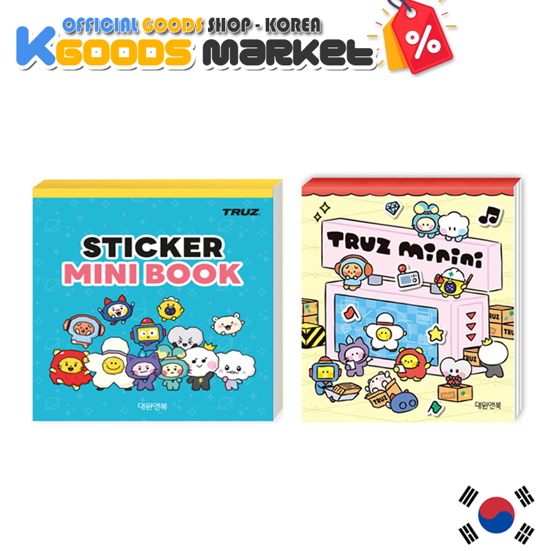 TRUZ MINI STICKER BOOK OFFICIAL GOODS | Shopee Philippines