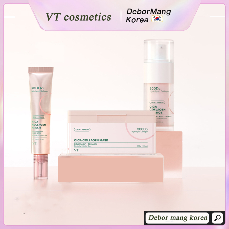 [VTCOSMETICS] Cica collagen 3 types set (essence + mask + cream) | Shopee Philippines