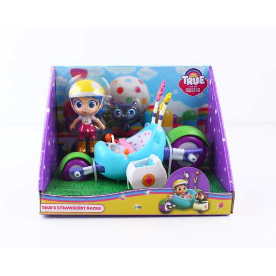 True and the Rainbow Kingdom Strawberry Racer car and figure playset ...