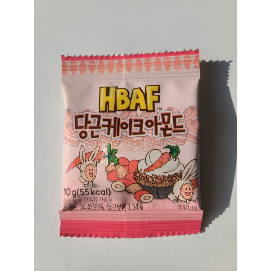 HBAF, Honey Butter Almond +22 Flavor /10g~40g, hbaf Mini /Korean Seasoned Almond Snack /Made in ...