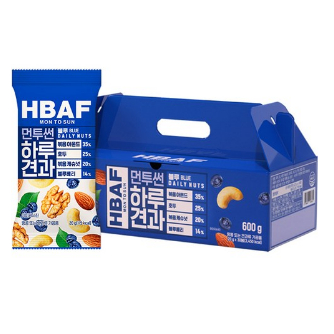 HBAF Han So-hee Mon to Sun Haru Nut Fruit Gift Set Blue (20 g x 30 ea) 600 g | Shopee Philippines