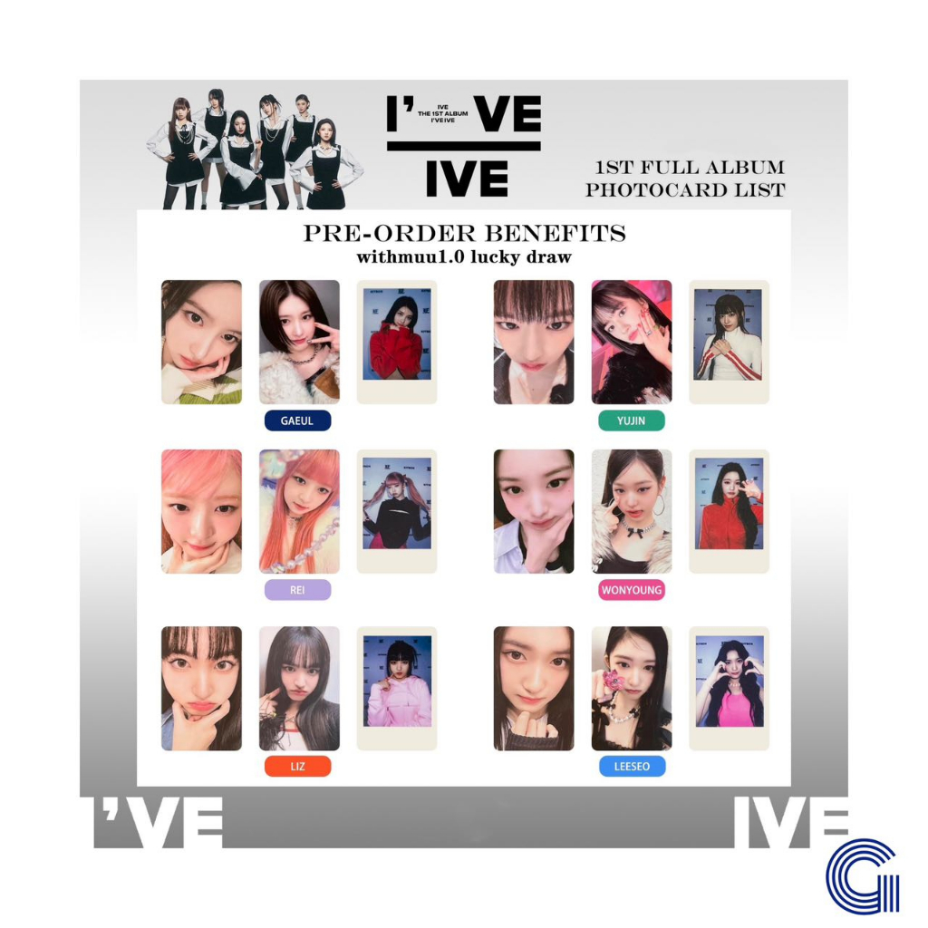 【WITHMUU LUCKY DRAW POB】 IVE - THE 1ST ALBUM [I’ve IVE] | Shopee Philippines