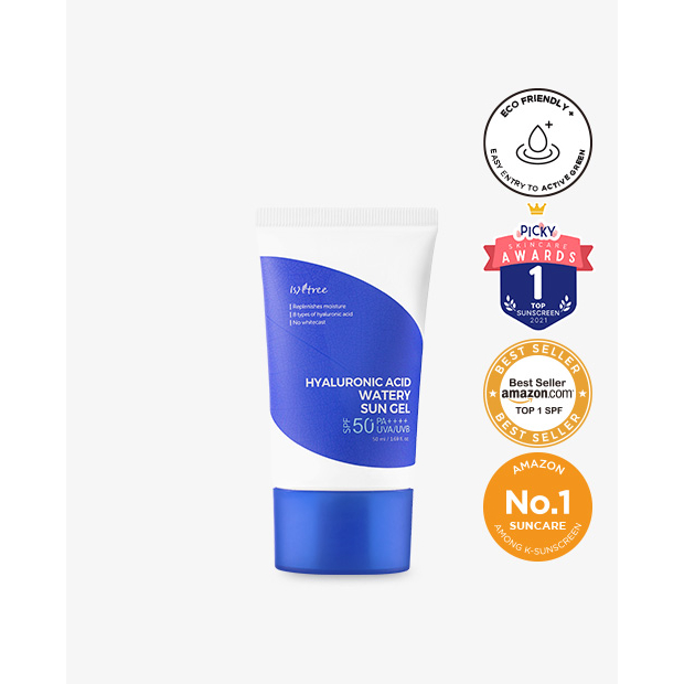 ISN TREE HYALURONIC ACID WATERY SUN GEL 50ml | Shopee Philippines