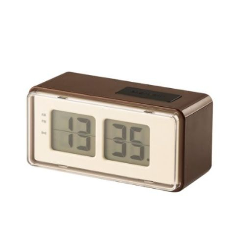 Flip-type digital desk clock A silent Battery Electronic Desk Clock ...
