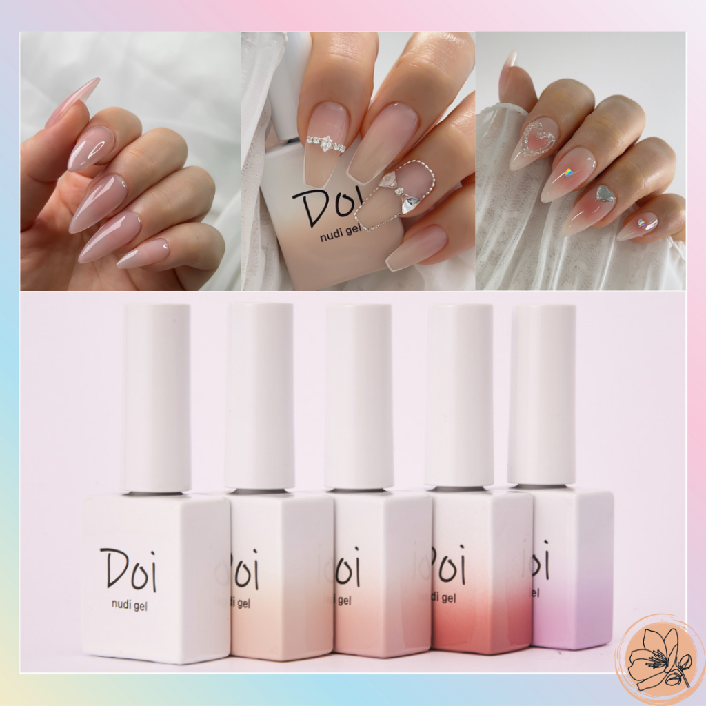 Nailbayo x Doi Nudi Gel 6 Color Syrup Gel | Shopee Philippines