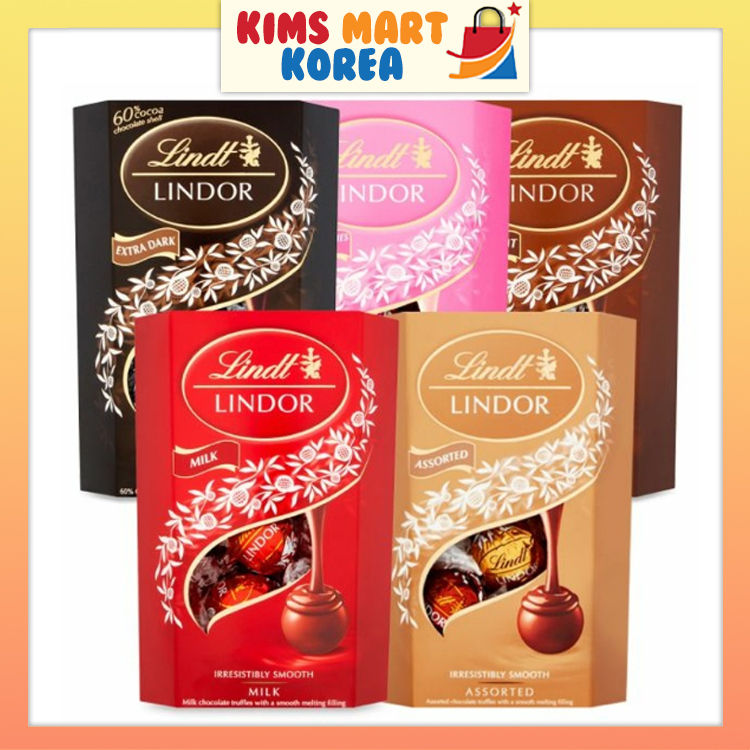 Lindt Lindor Ball Switzerland Premium Gold Chocolate Milk Original ...