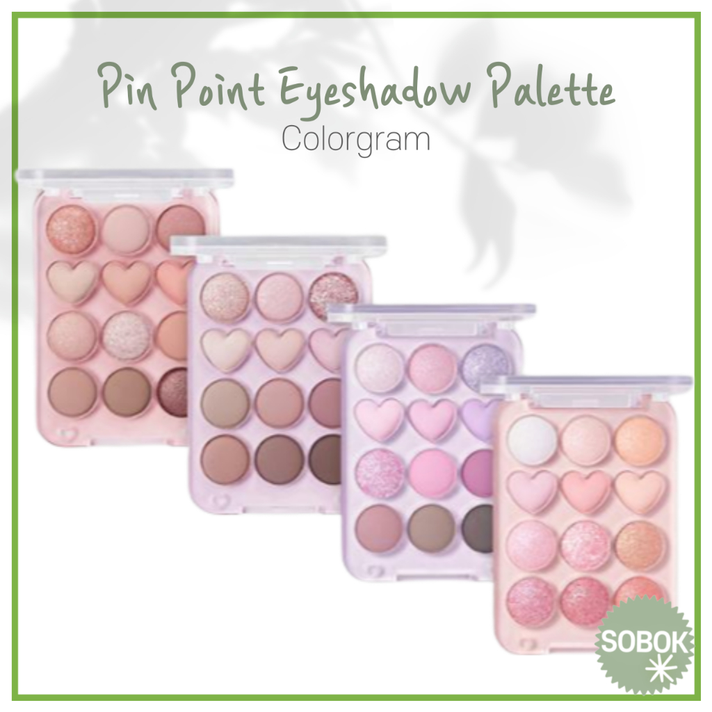 [Colorgram] Pin Point Eyeshadow Palette 4 COLOR / Nuntorial Eyeshadow ...