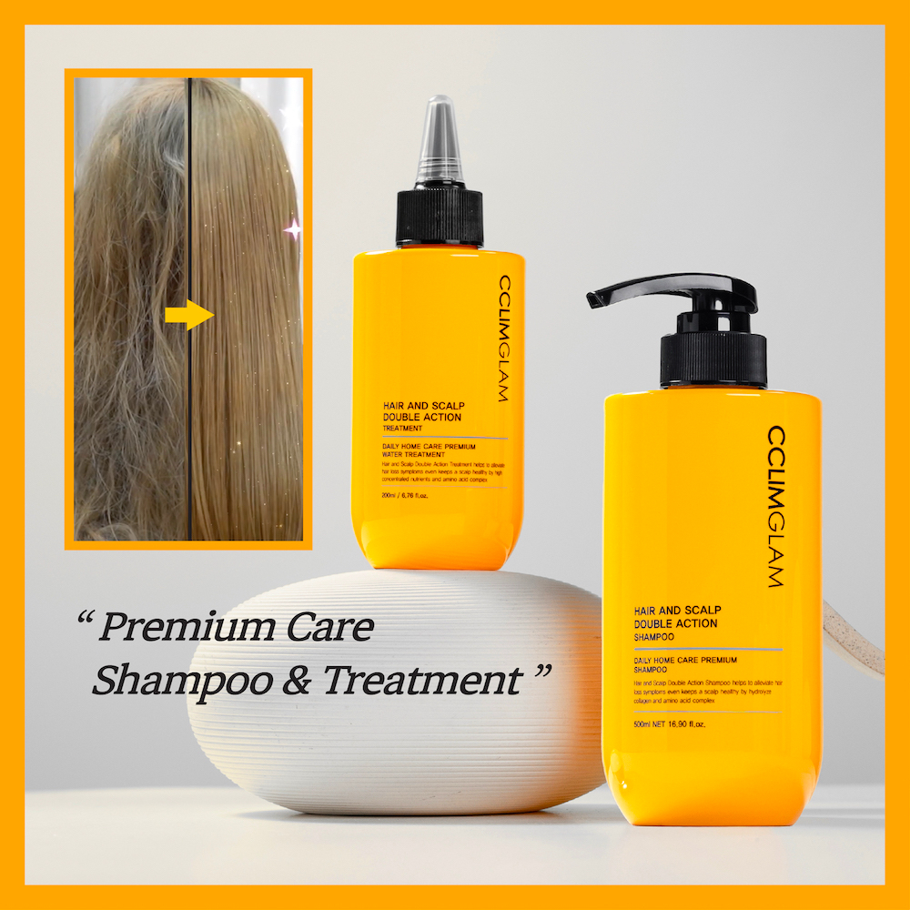CCLIMGLAM Anti Hair Loss Collagen Shampoo & Treatment Set_Prevent ...