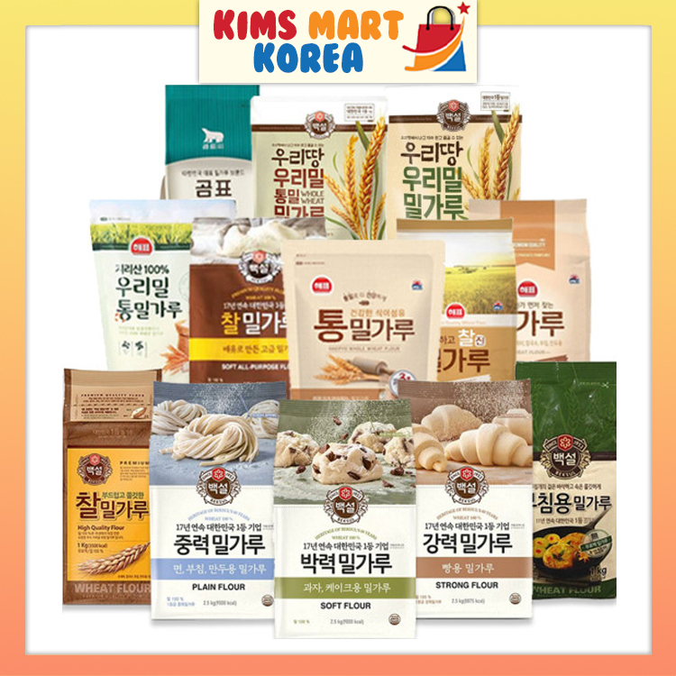 Beksul Korean Flour & Mix Plain Flour, Wheat Flour, Pancake Mix, Frying ...