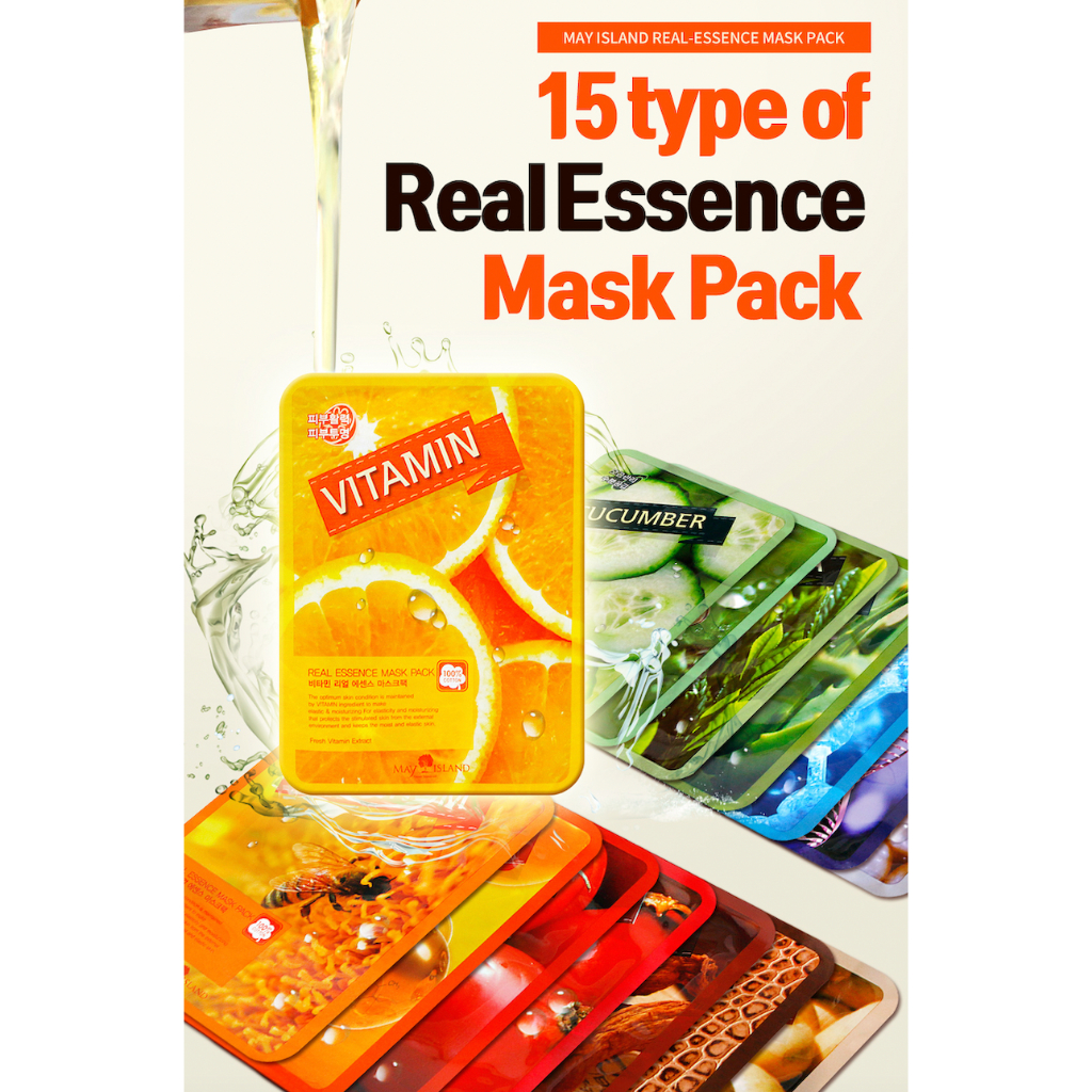 [MAY ISLAND] Real Essence Mask Pack (25ml) | Shopee Philippines