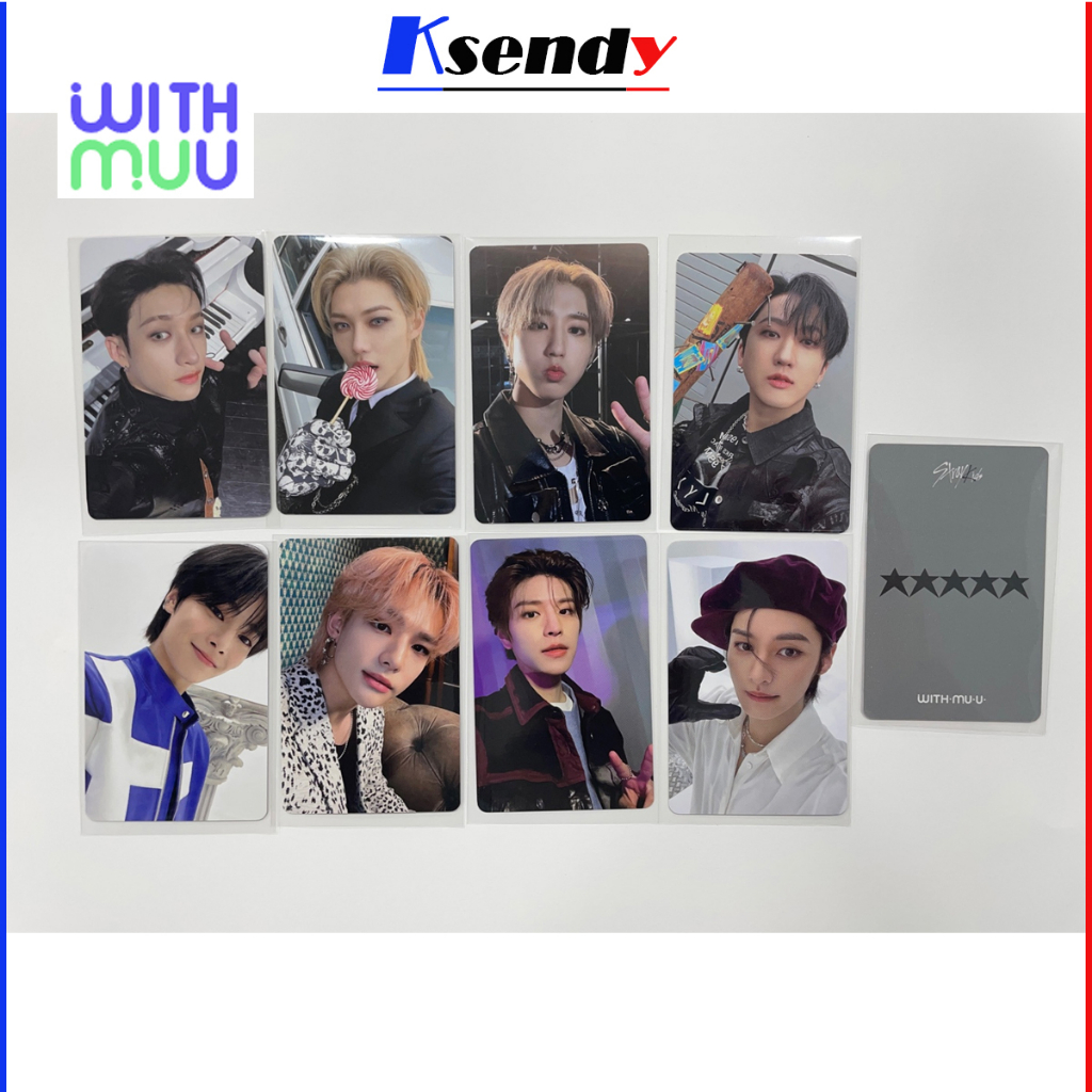 Stray Kids 3rd Album - 5-STAR POB CARD MEMBER SET (WITHMUU) | Shopee ...