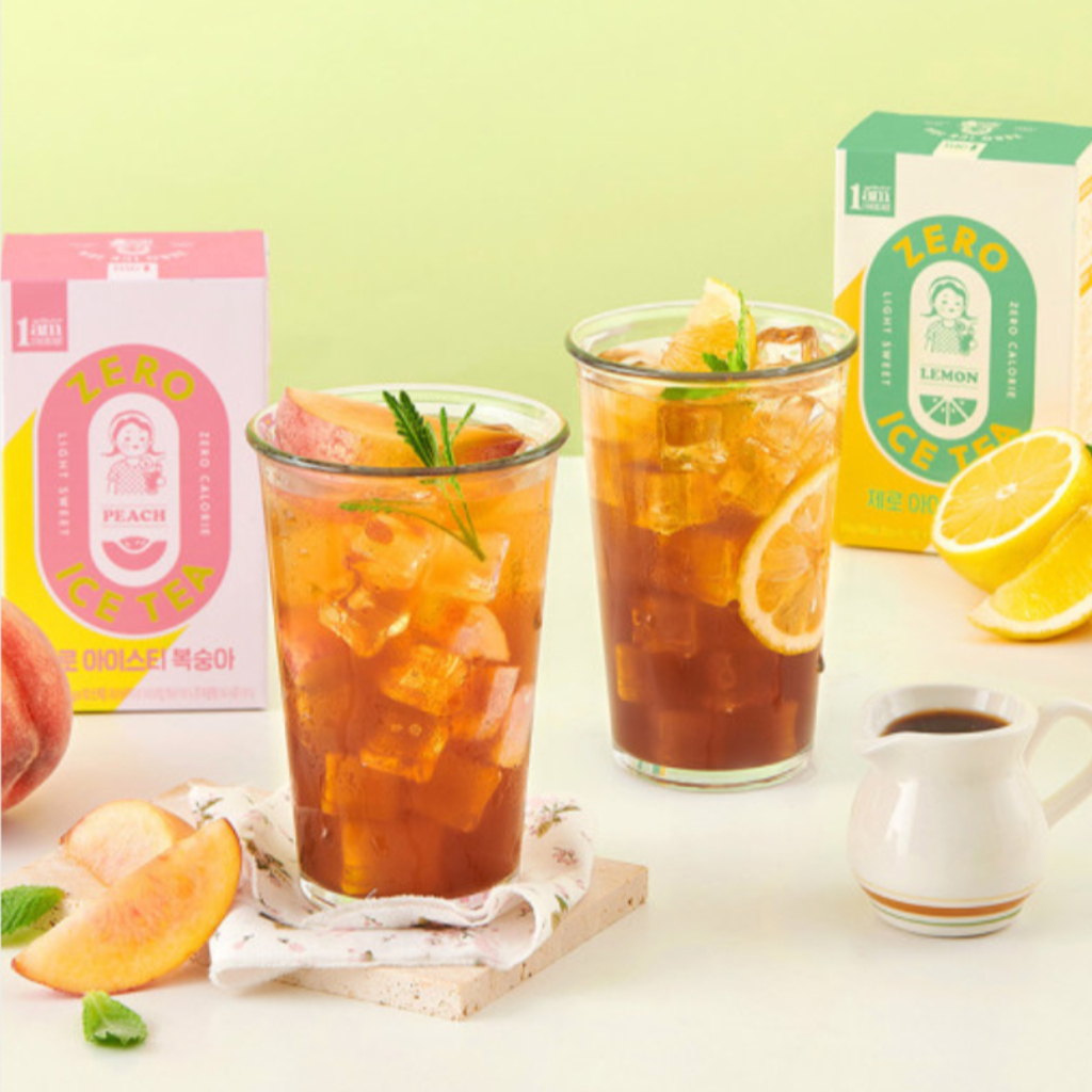 1am ZERO ICE TEA Lemon Peach Flavor 20g x 10sticks No Sugar Beverages ...