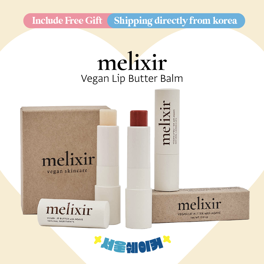 [melixir] Vegan Butter Lip Butter Balm 3.9g (18Colors!) | Shopee ...