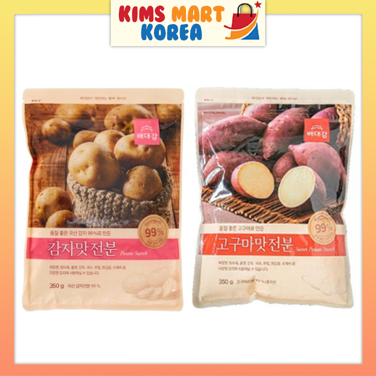 Baedaegam Sweet Potato Starch, Potato Starch 100% Korean Natural Cereal ...
