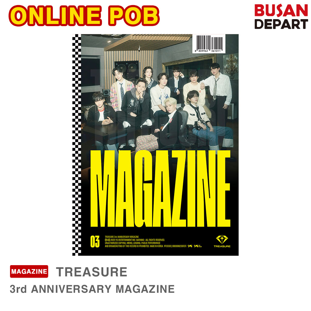[ONLINE POB]TREASURE 3rd ANNIVERSARY MAGAZINE | Shopee Philippines