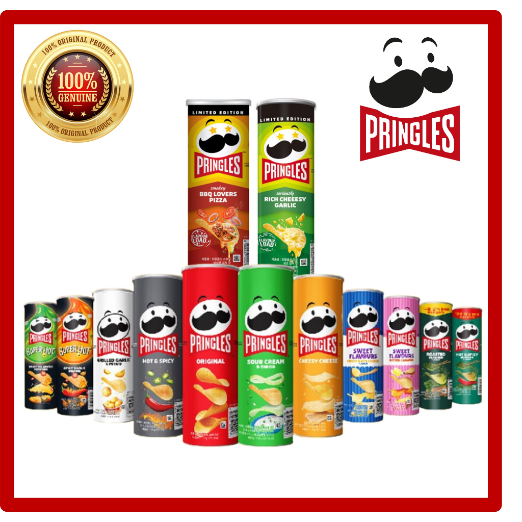 [Pringles] Potato Chips / Pizza Rich Original Sour Cream Onion Hot ...