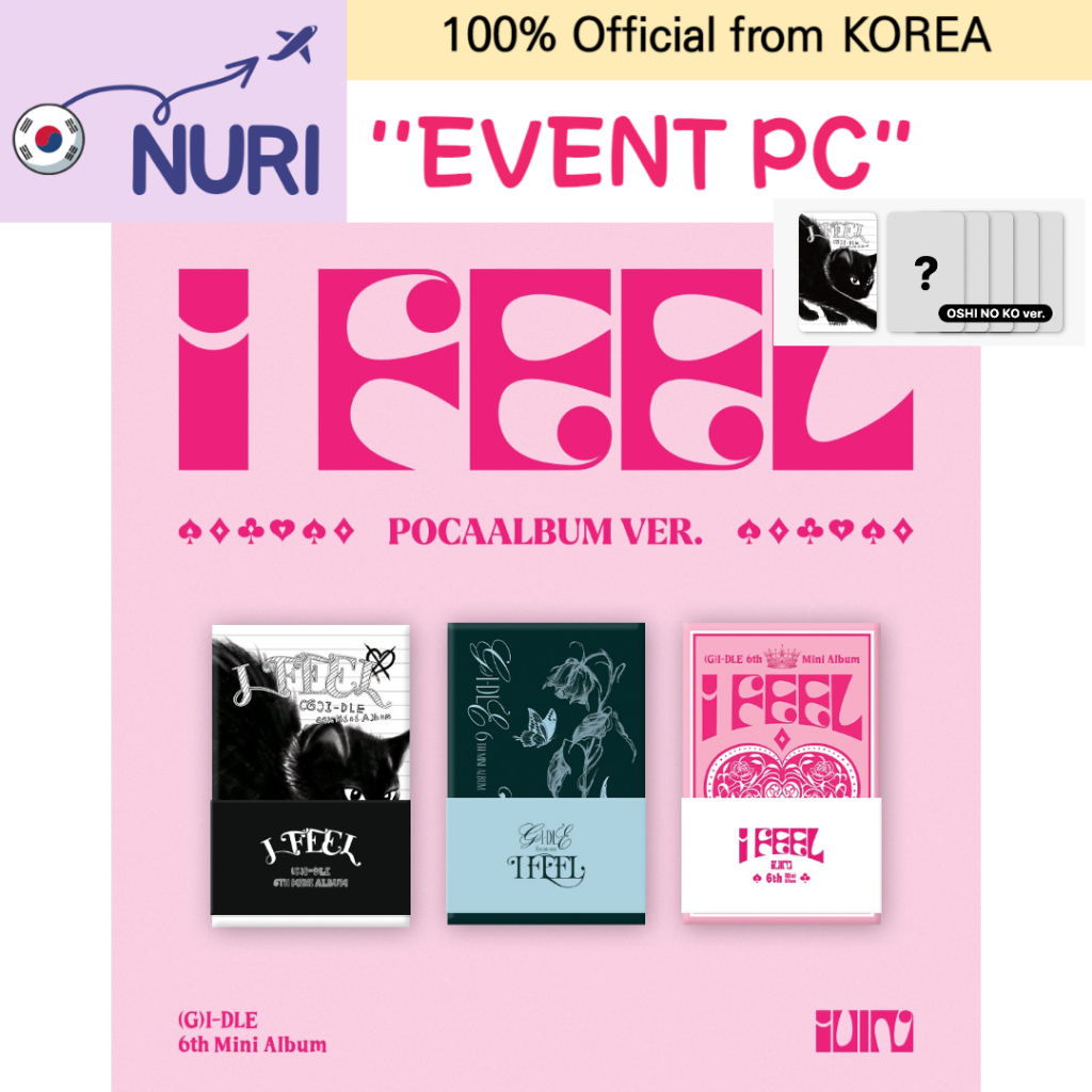 [MAKESTAR] (G)I-DLE 6th Mini Album - I Feel POCAALBUM ver. | Shopee Philippines