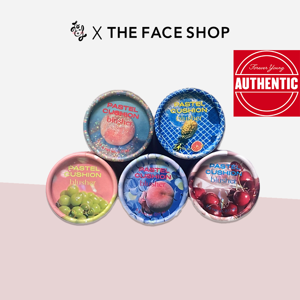 The Face Shop （NEW ACID Collection）FMGT Pastel Cushion Blusher/Cheek 6g ...