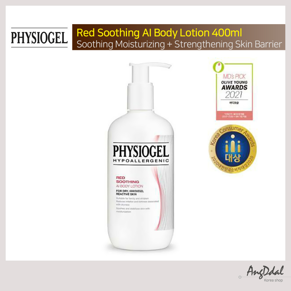 PHYSIOGEL Red Soothing AI Body Lotion 400ml / Soothing Moisture + Body Lotion, the standard for ...