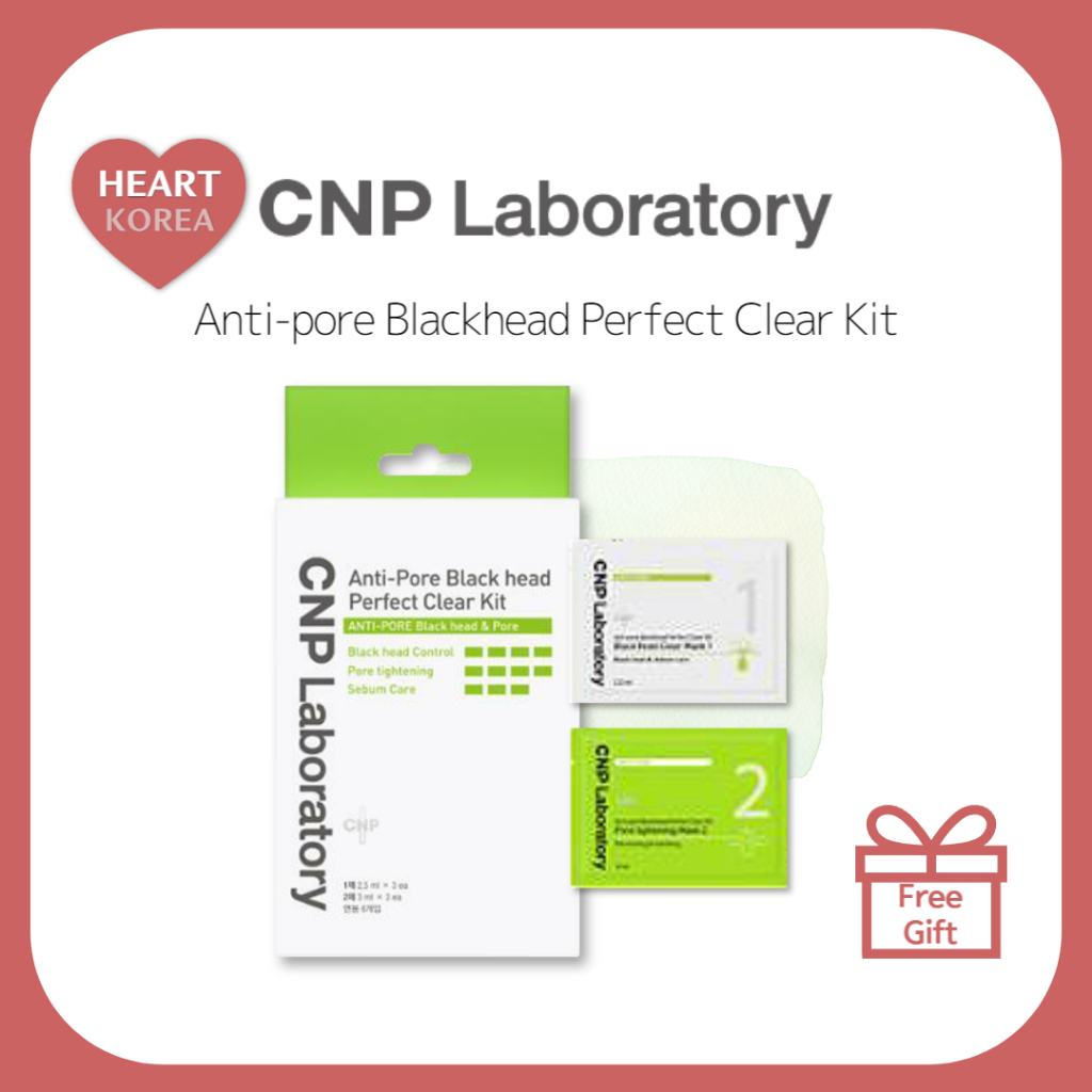 (5set) CNP Anti-pore Blackhead Perfect Clear Kit / blackhead nose pack ...