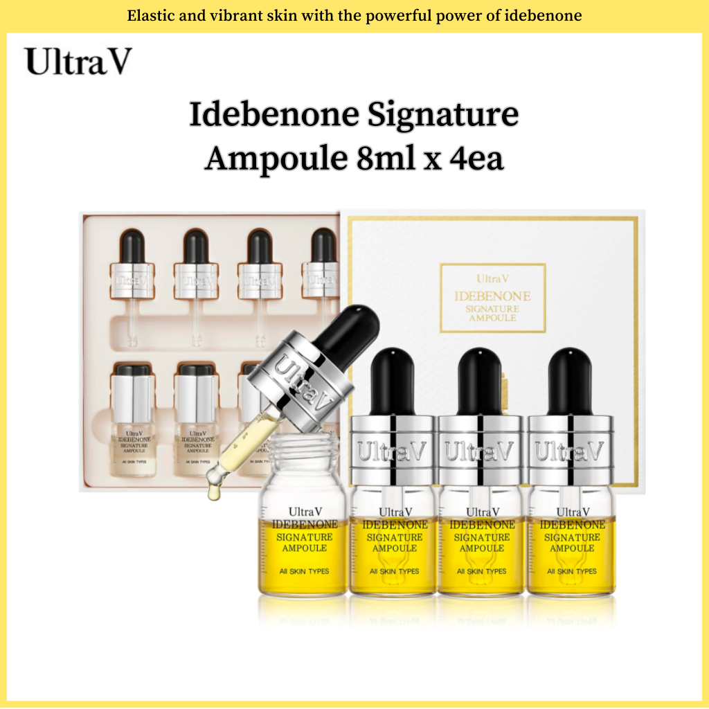 Ultra V Idebenone Signature Ampoule 8ml x 4ea | Shopee Philippines