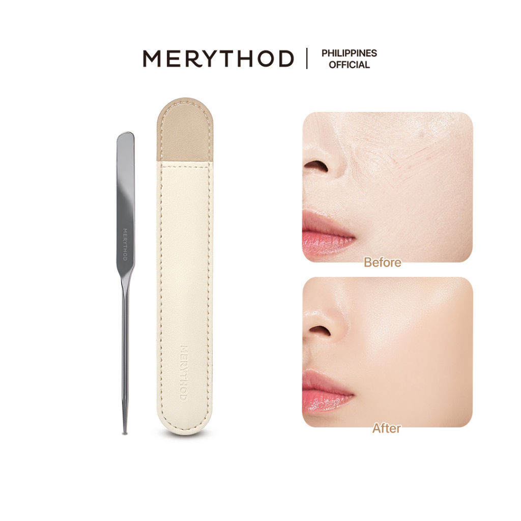 MERYTHOD Reel Cover Makeup Spatula With Pouch | Shopee Philippines