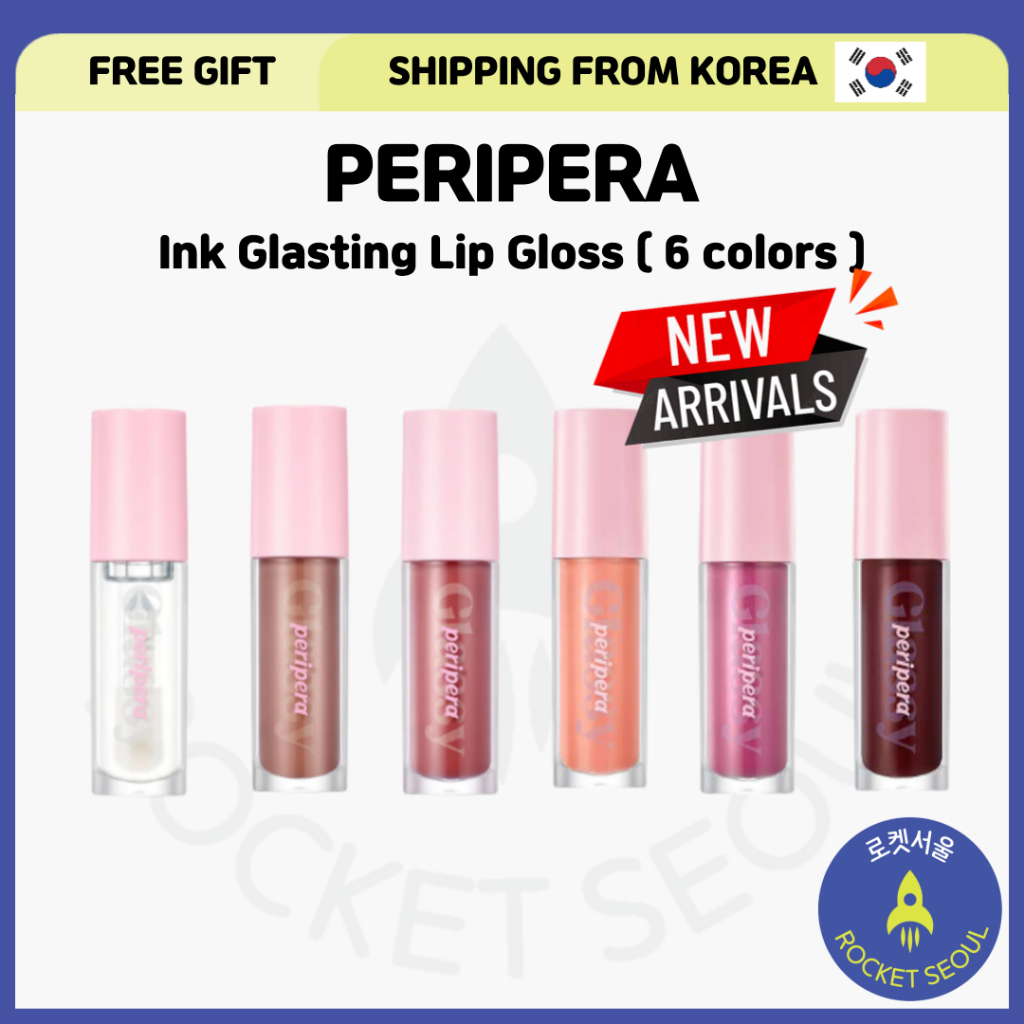 [PERIPERA] Ink Glasting Lip Gloss (6 colors) | Shopee Philippines