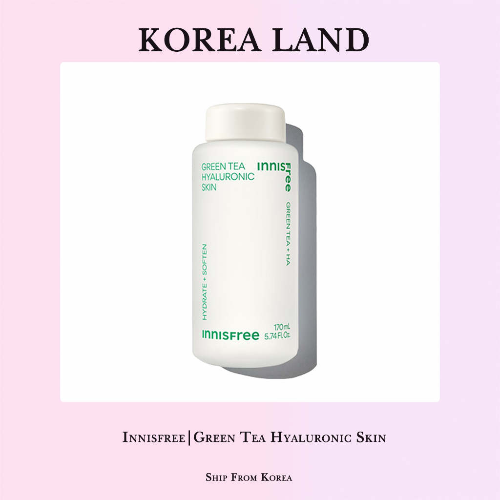 Innisfree | Green Tea Hyaluronic Skin Toner New Version 2023 (170ml ...