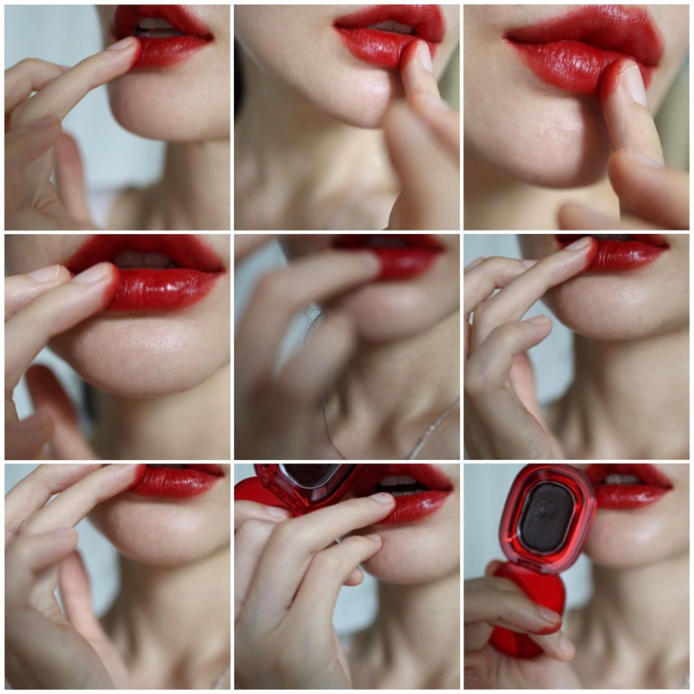 AMELI Lip Tint Plat Lips Vampire Lip Gloss Blood-Red Color | Shopee Philippines