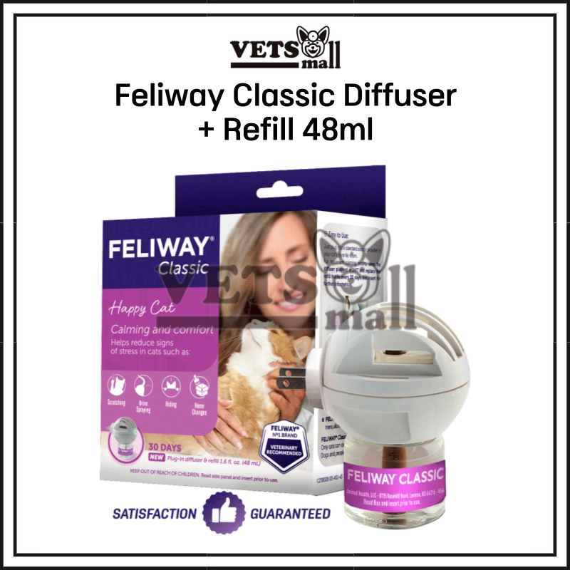 [FELIWAY] Feliway Classic Plug In Diffuser + Refill 48 ml / Feliway ...