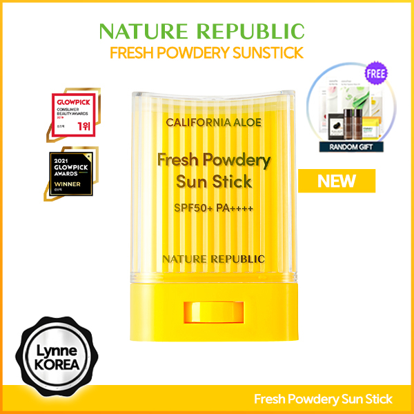 Nature Republic California Aloe Fresh Powdery Sun Stick SPF50+ PA ...