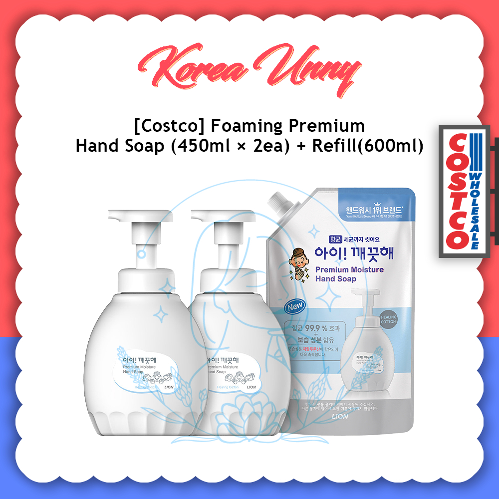 [Costco] Foaming Premium Hand Soap 450ml x 2ea + Refill 600ml | Shopee Philippines