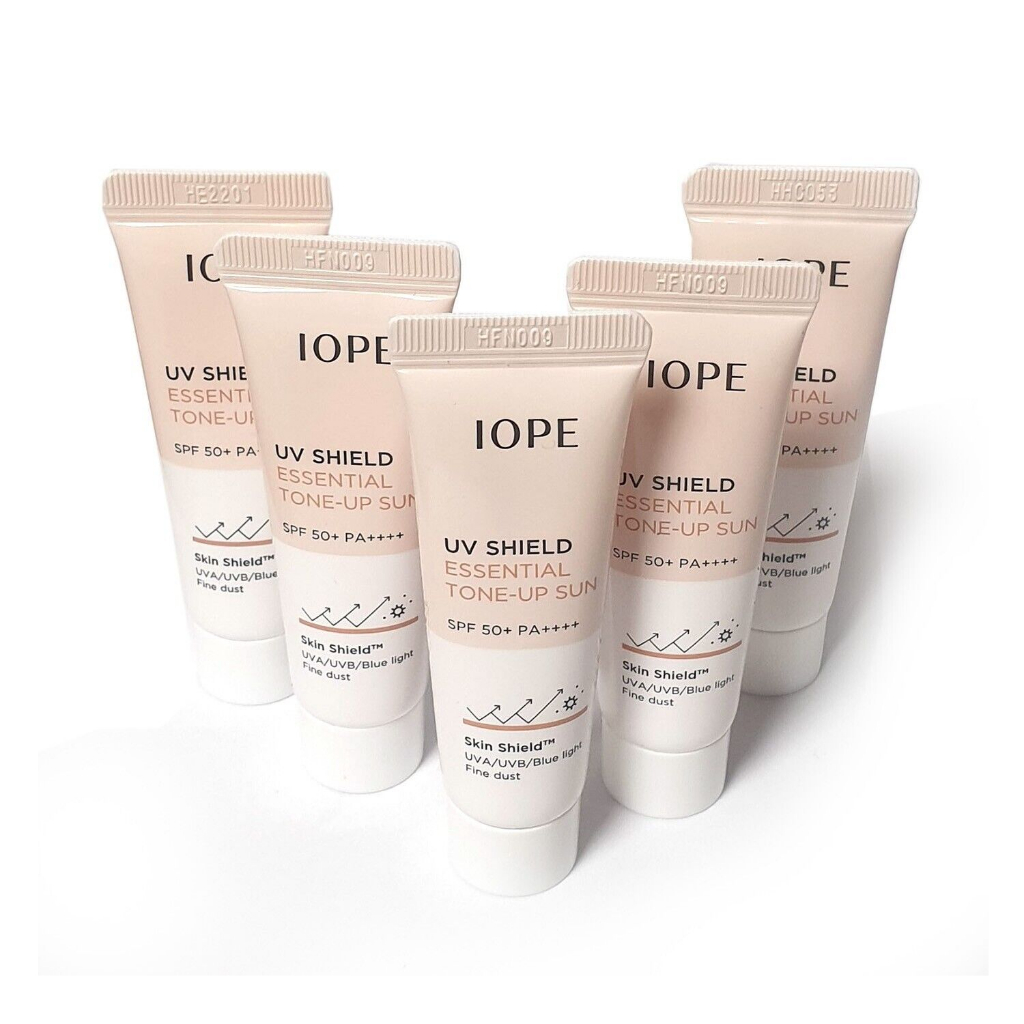 IOPE UV Shield Essential Tone Up Sun SPF 50+ PA++++ , [ 10ml x 5ea ...