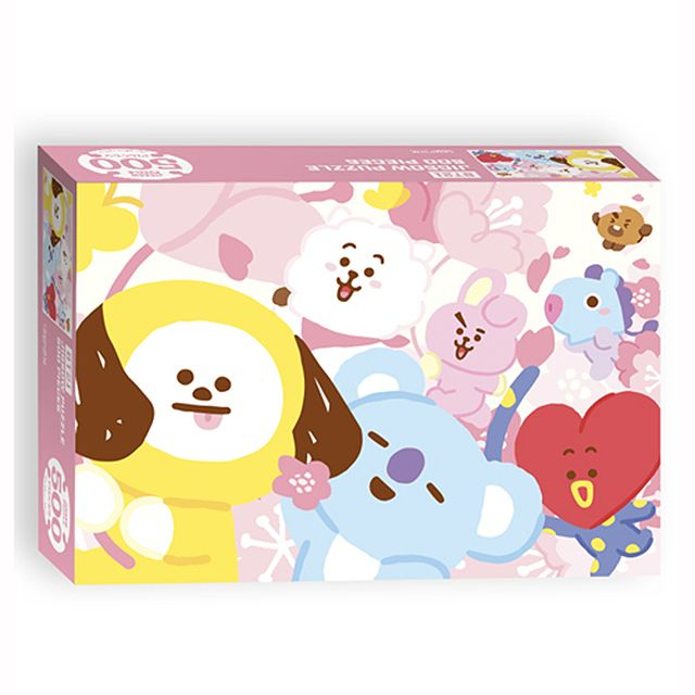 [BT21] BT21 Jigsaw Puzzle 500 pieces (Cherry Blossom) | Shopee Philippines