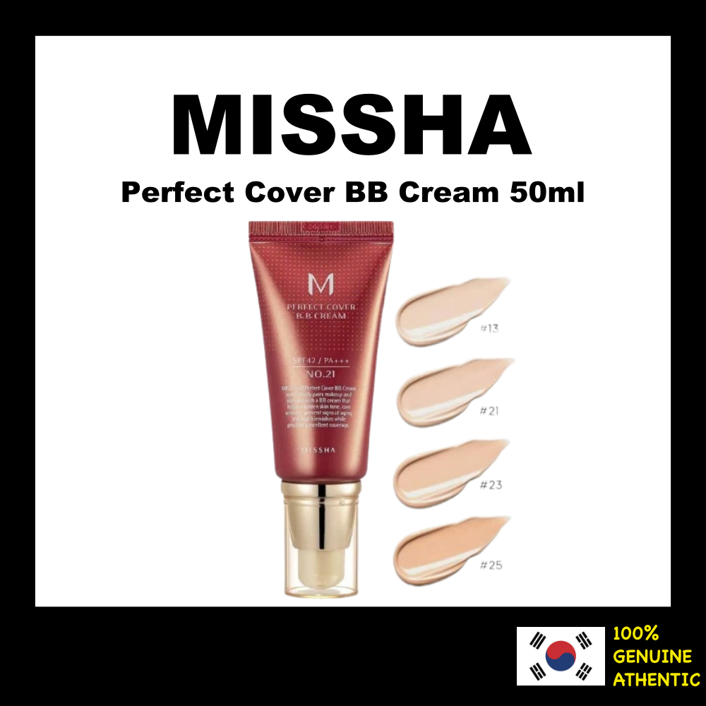 [MISSHA] M Perfect Cover BB Cream 50ml(SPF42) | Shopee Philippines