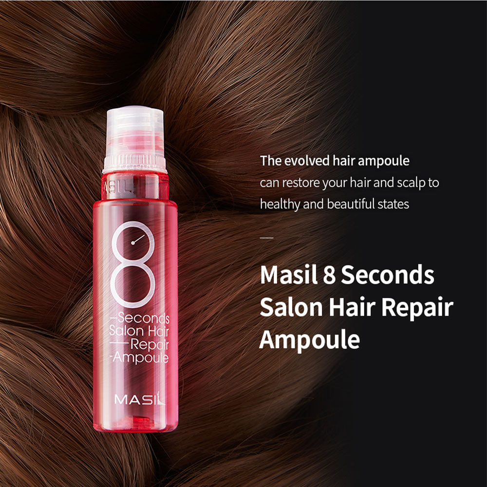 Masil 8 Seconds Salon Hair Repair / Volume Up Liquid Protein Treatment ...
