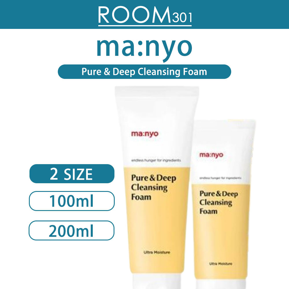 [ma:nyo] Manyo Factory PURE & DEEP CLEANSING FOAM (100ml, 200ml) | Shopee Philippines
