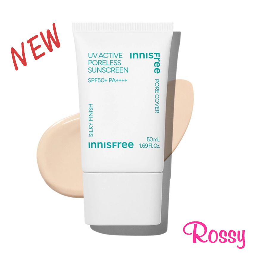 Innisfree UV Active Poreless Sunscreen (SPF50+/PA+++ 50ml) | Shopee ...