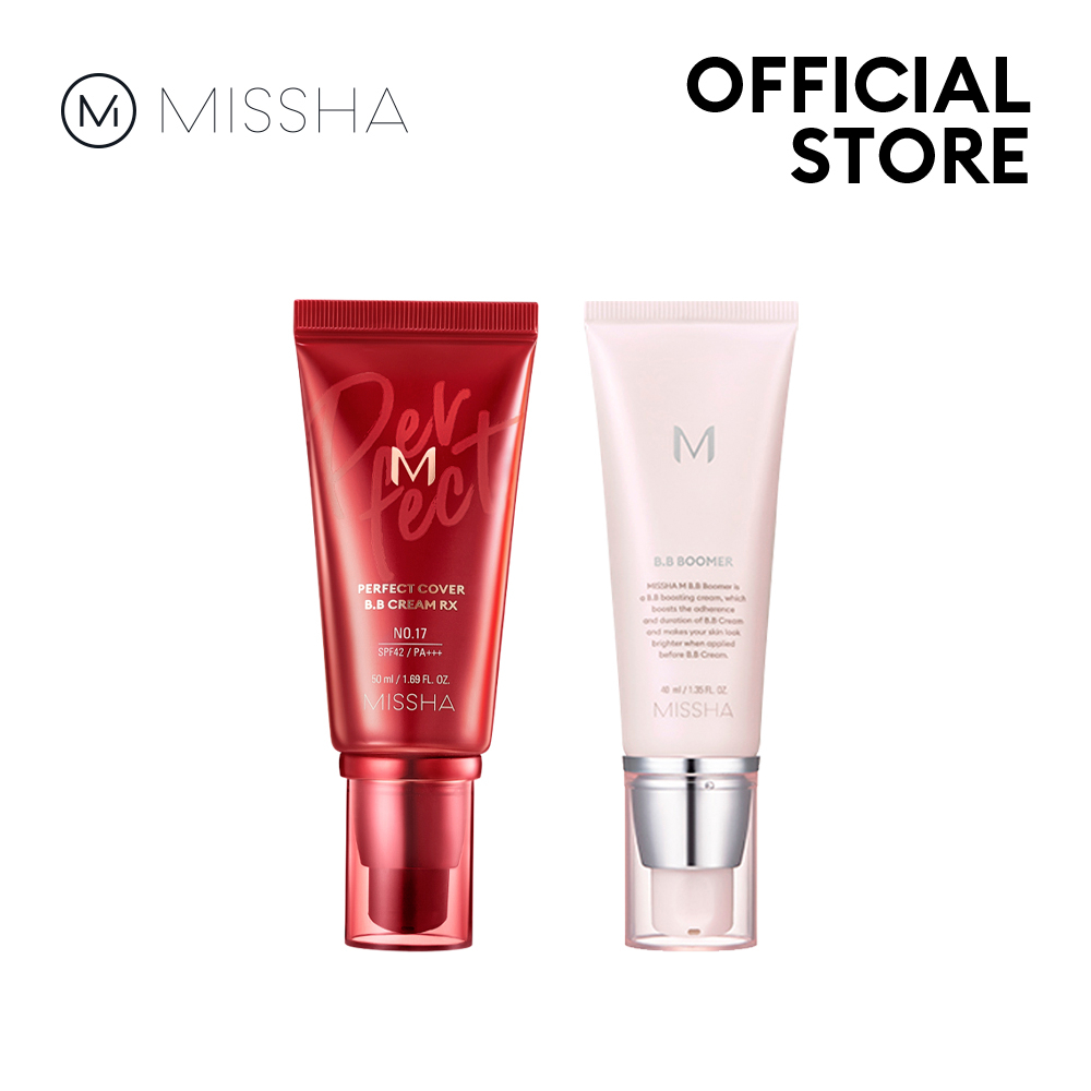 Missha M Perfect Cover BB Cream RX SPF42PA+++ / BB Boomer 20ml Set ...