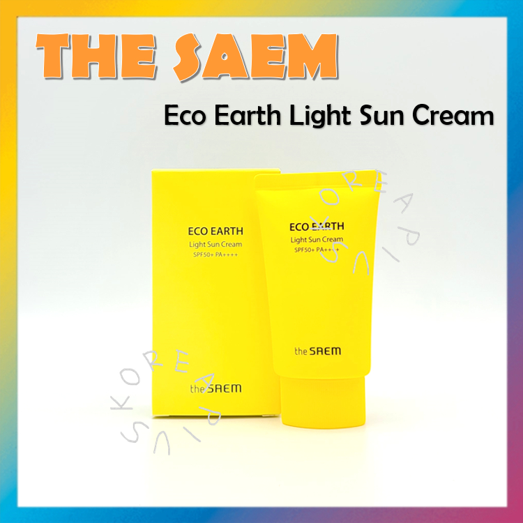 [THE SAEM] Eco Earth Light Sun Cream SPF50+ PA++++ 50g | Shopee Philippines