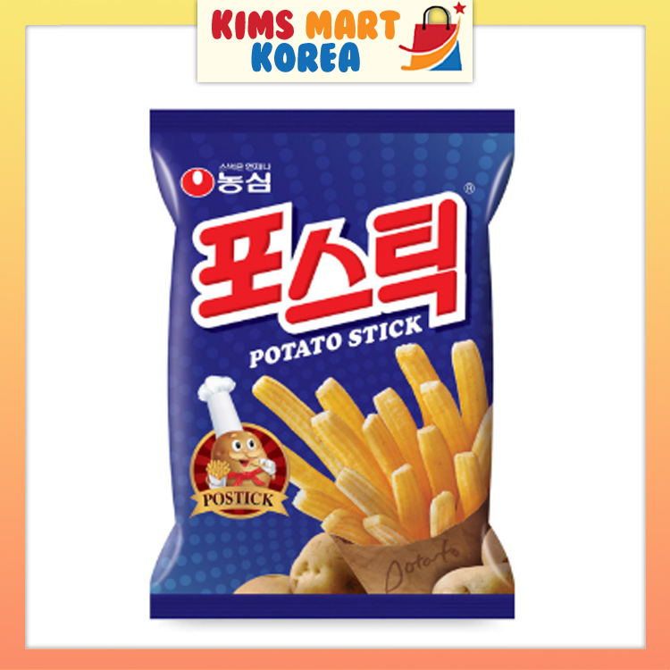 Nongshim Postick Potato Stick Snack Korean Potato Chip 84g | Shopee ...