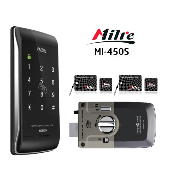 Milre korea Keyless Lock MI-450S Digital Doorlock (English User's Manual) Entry Passcode + 4 ...