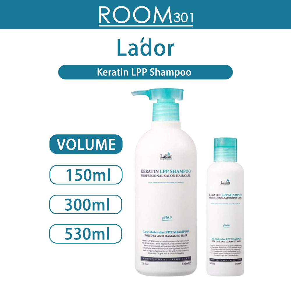 [Lador] La'dor Keratin LPP Shampoo (150ml, 300ml, 530ml) Salon Hair Care | Shopee Philippines