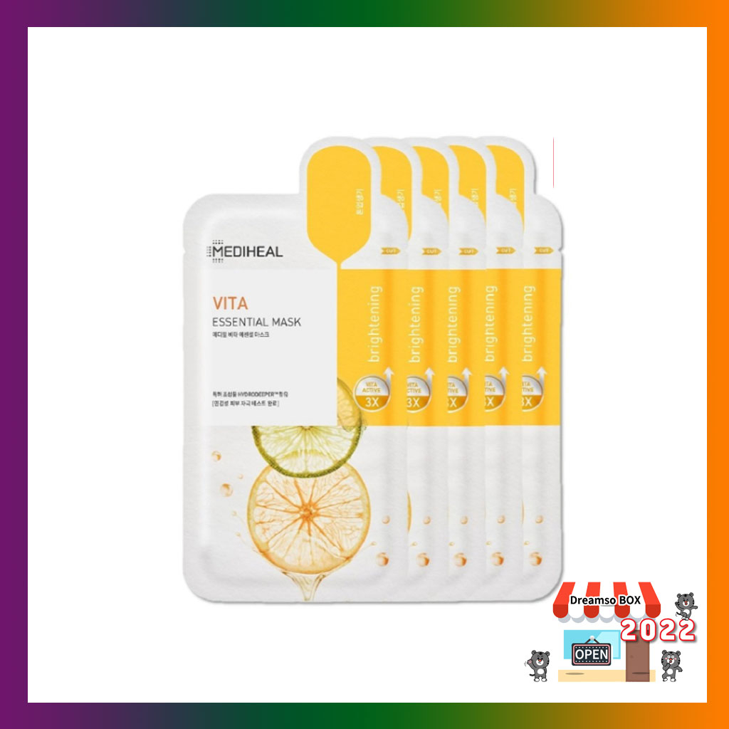 Mediheal Vita Essential Mask 5 Sheet/ Korean Beauty | Shopee Philippines