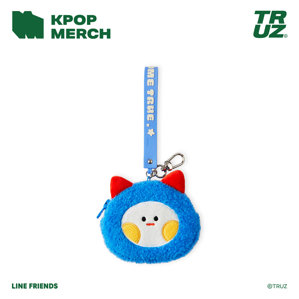 LINE Friends Treasure Truz Face Plush Pouch | Shopee Philippines